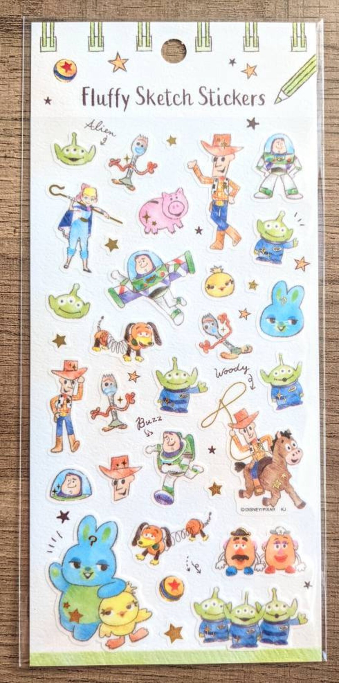 Toy Story Disney - KAMIO Japan Style Sticker Sheet - Brush Style- Made ...