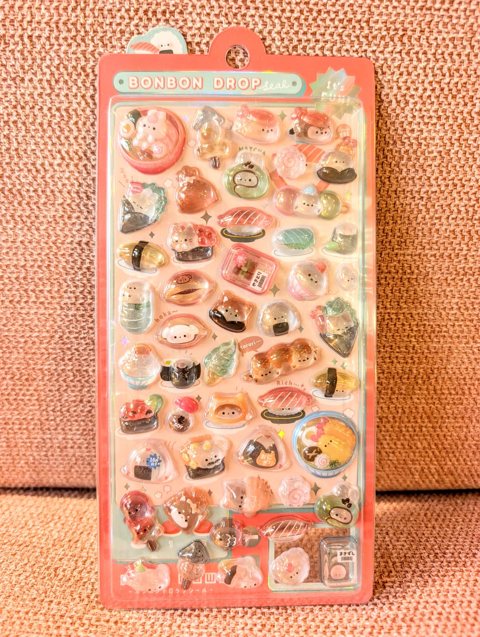 NEW 3D BONBON Sticker Drop Seal | Hard Resin | Q-LIA | Unique and ...