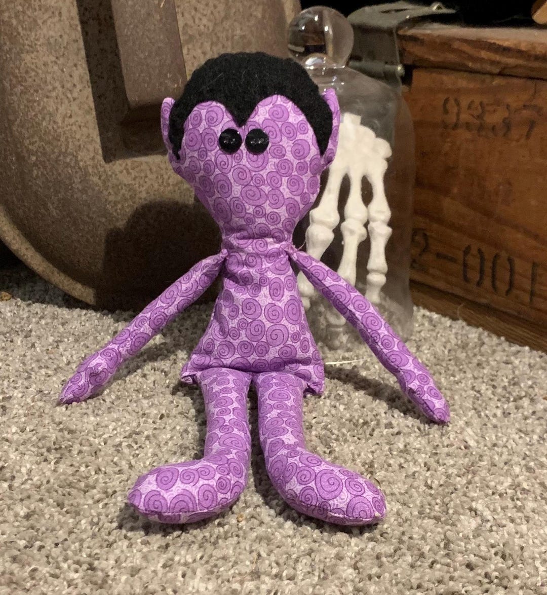 Mini Vampire Rag Doll | Gothic Decor | Dracula | Vamp | Vampire Raggedy ...