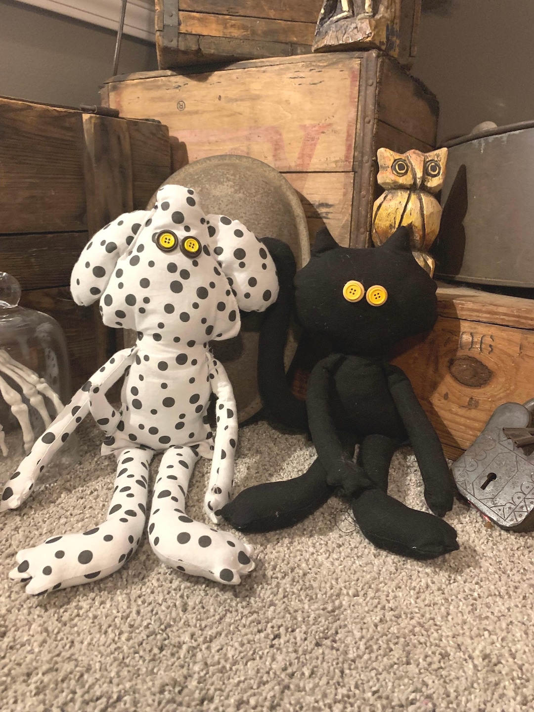 Halloween Monster Pets | Voodoo Pets | Decor | Raggedy Dog Doll ...