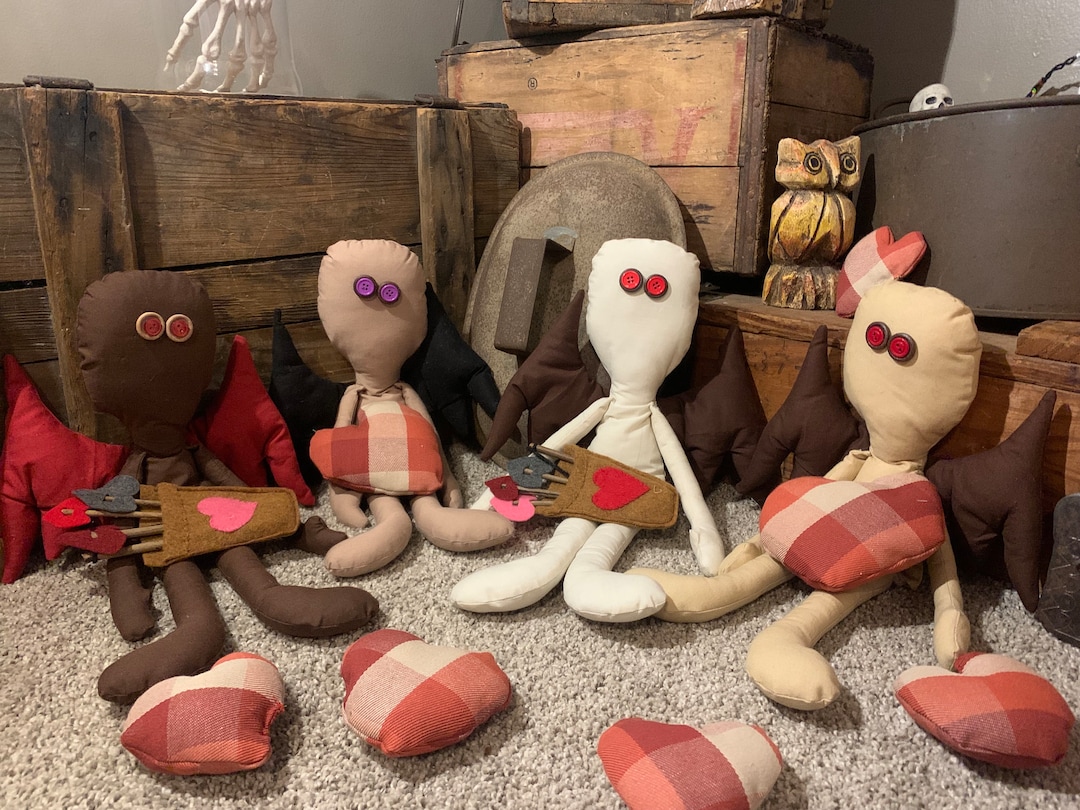 Viletines Cupid Valoween Cupid Dark Valentines Creepy Valentines Decor ...