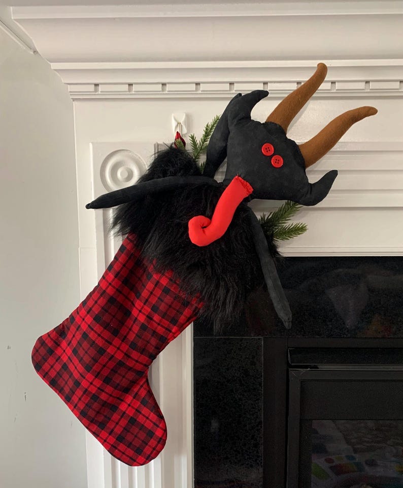 Krampus for Christmas: Christmas Devil Decor - Etsy