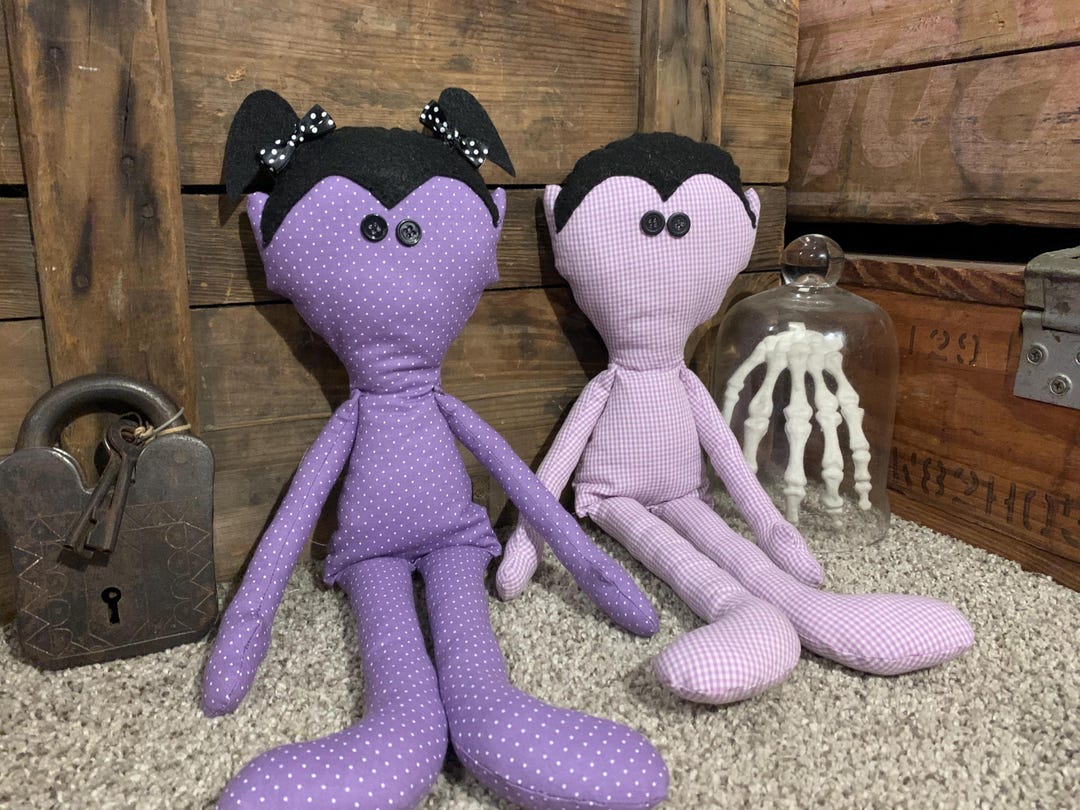 Vampire Rag Doll | Gothic Decor | Dracula | Vamp | Vampire Raggedy Doll ...