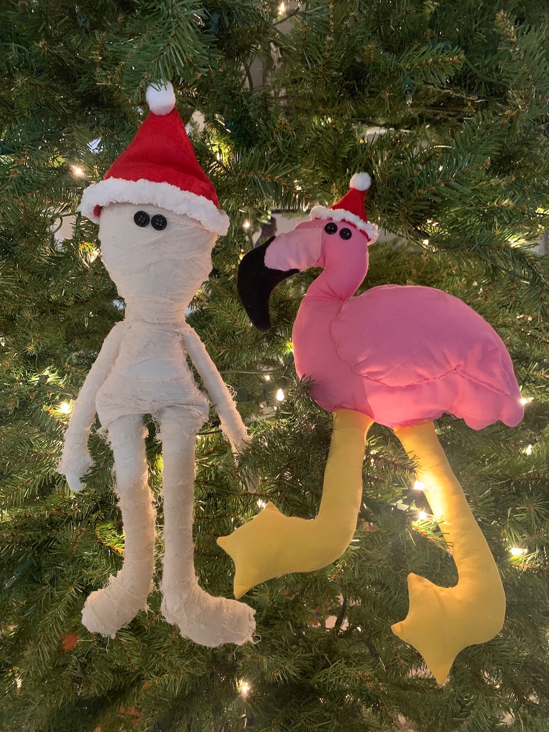 Christmas Misfits Alien Mummy Flamingo Ghost Gingerbread Man Zombie ...