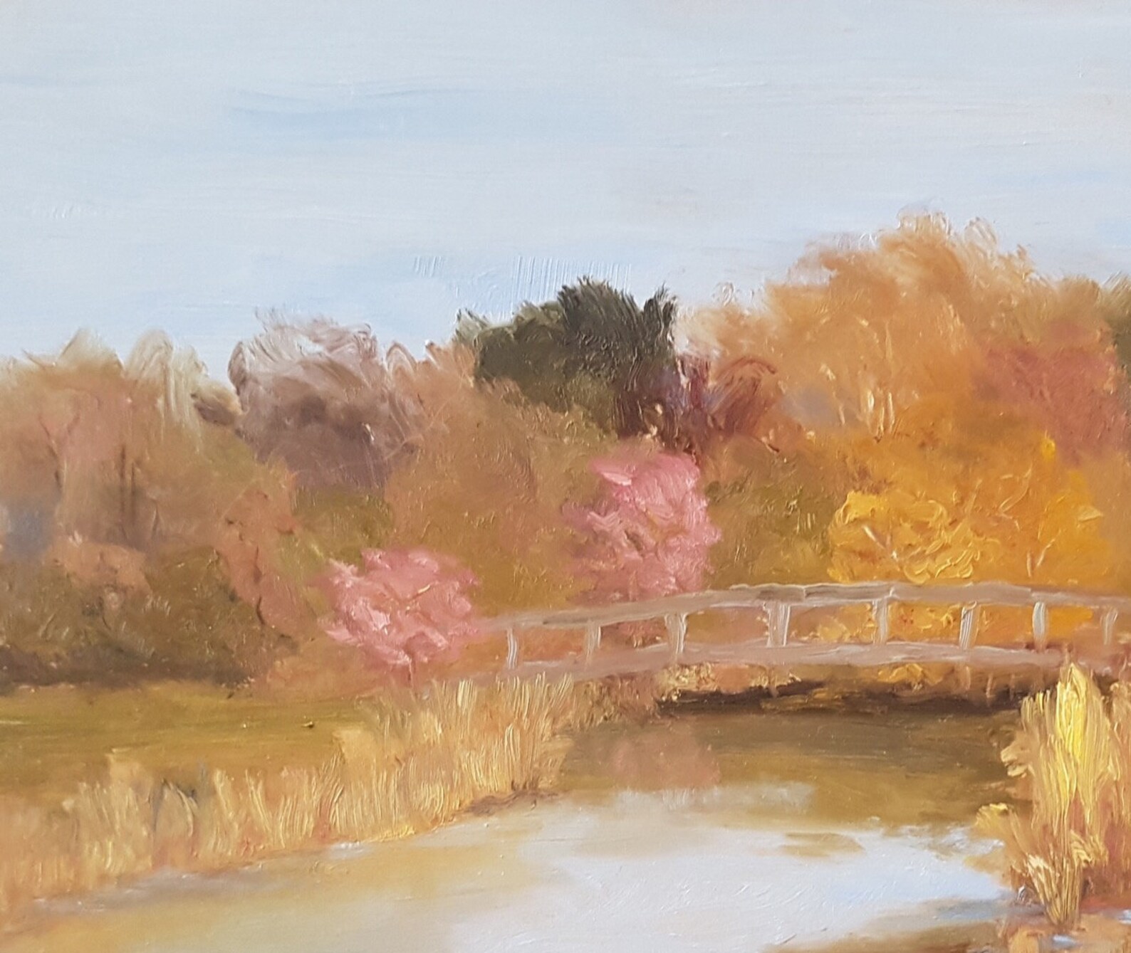 Bridge at Jericho, Landscapes, Pond, Bridges, Spring - Etsy