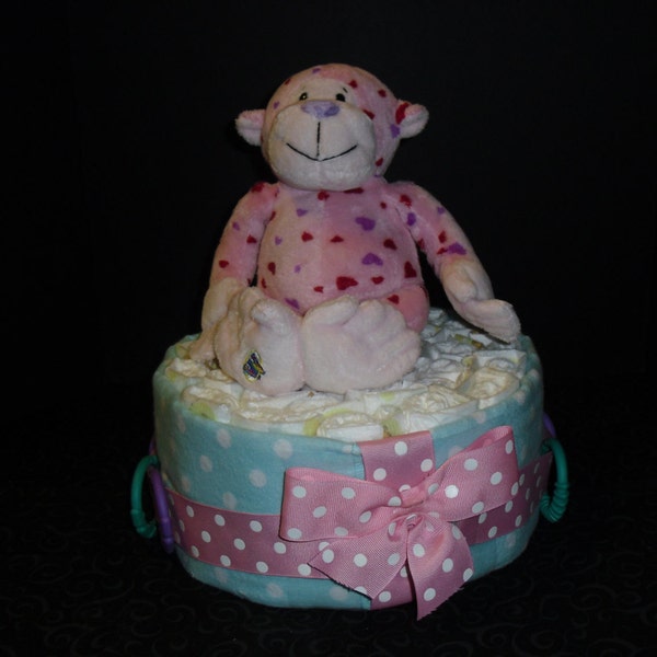 Monkey Diaper Cake - Etsy