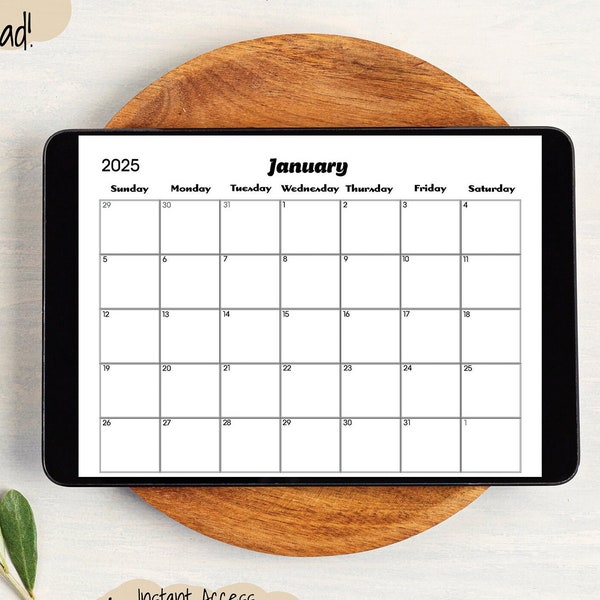 2025 Calendar - Etsy