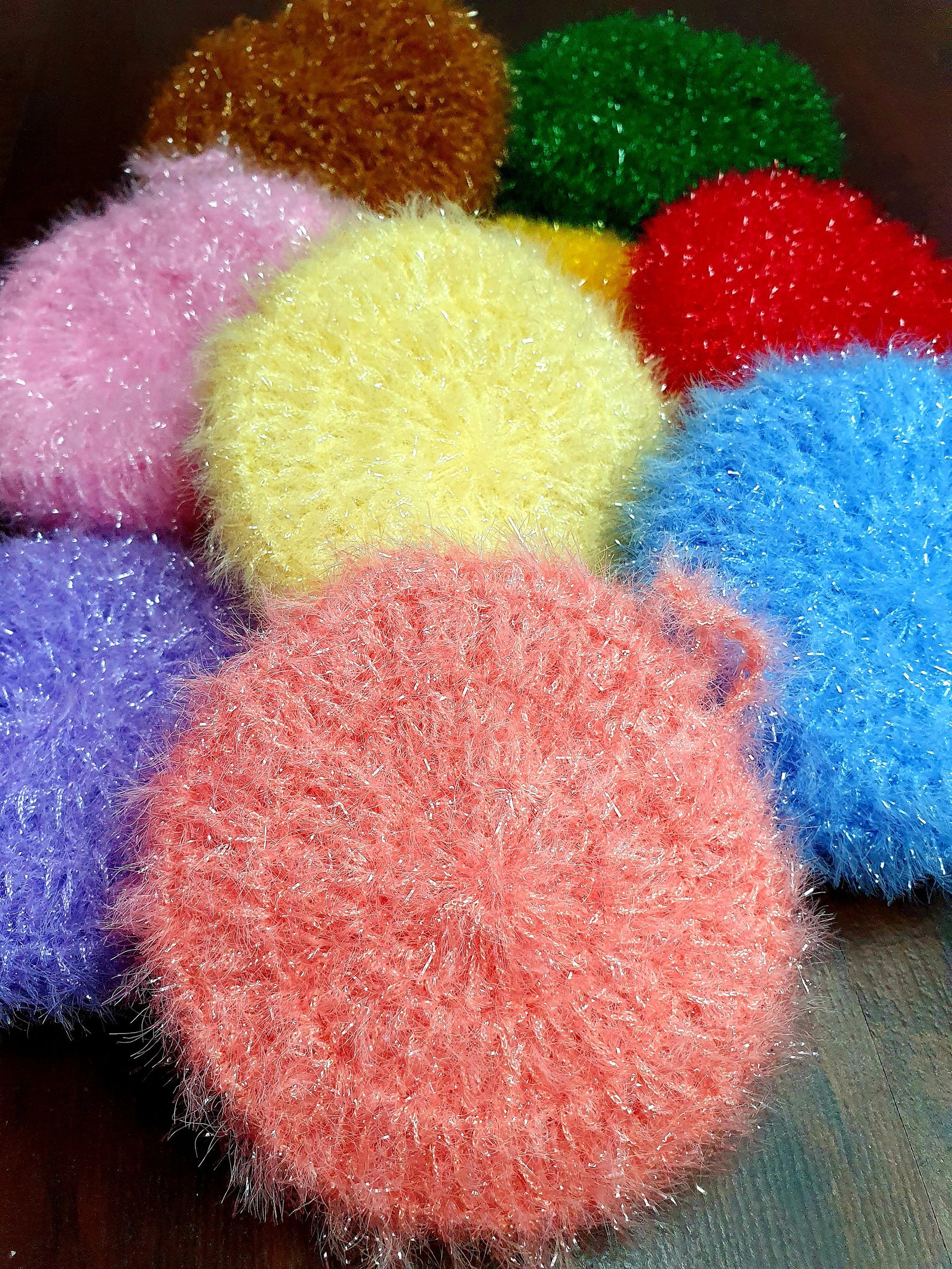 Crocheted Scrubby Handmade Eco Friendly Sponge - Scrubber Scrub ...