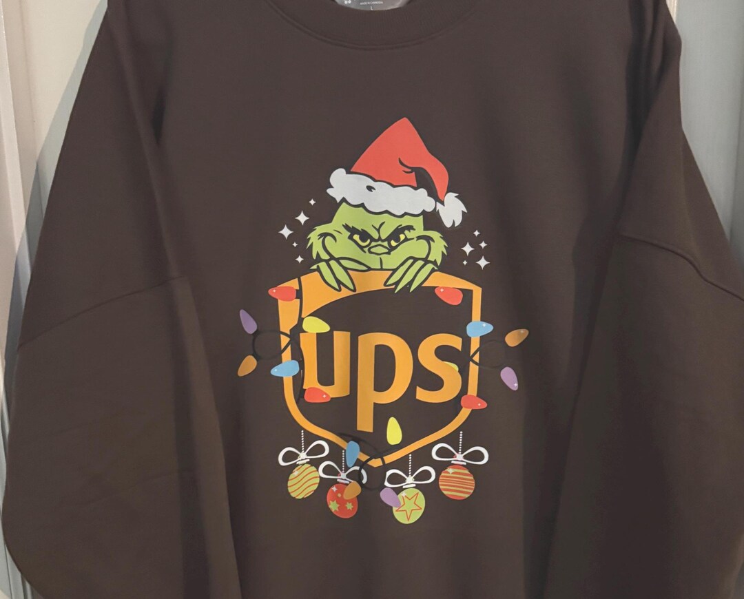 UPS Christmas Delivery Grinch - Etsy