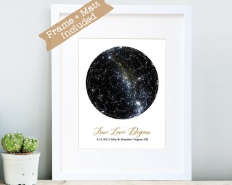 Star map | Etsy