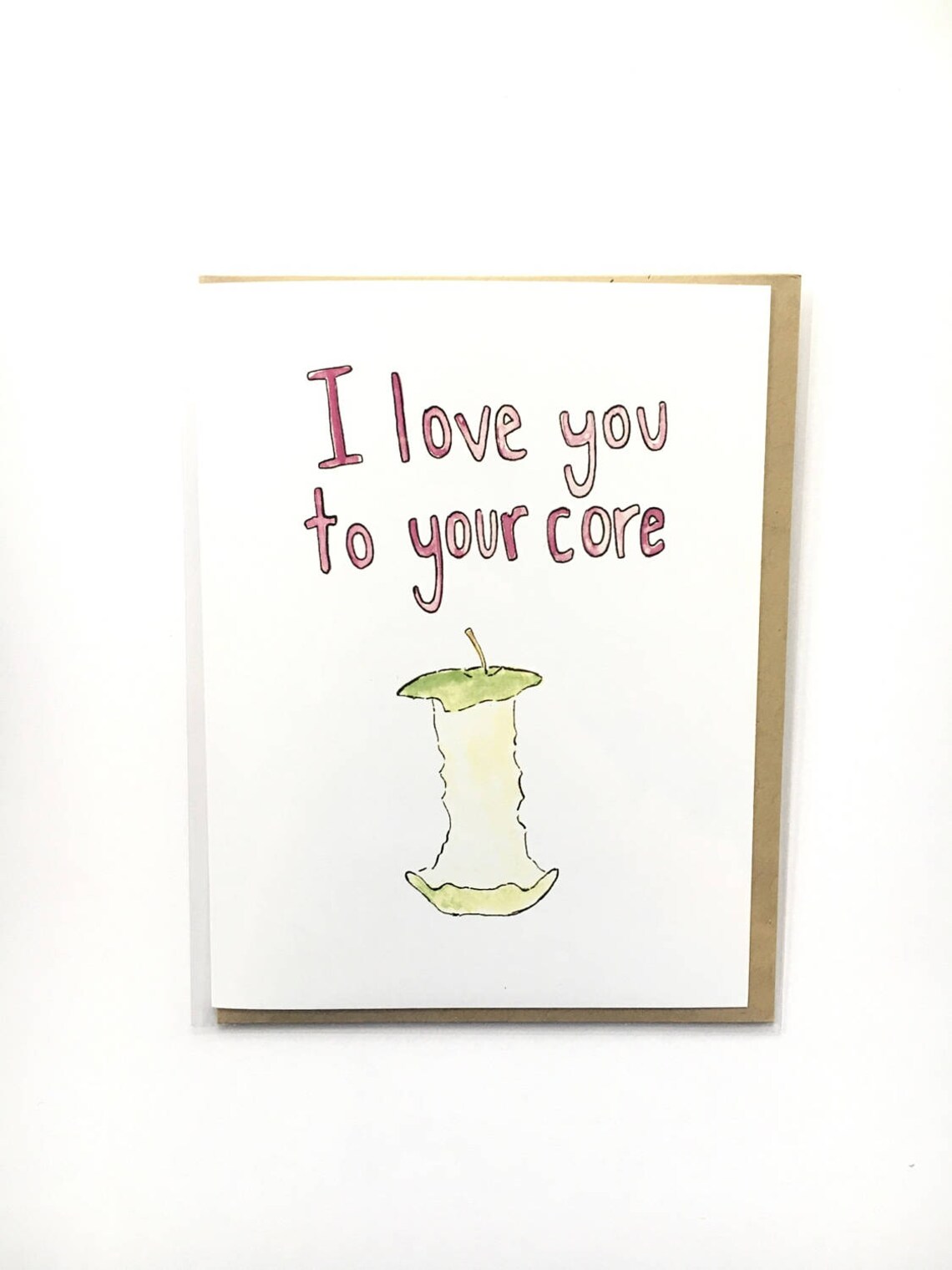 Valentine's Day Card, Food Pun Card, Funny Love Note, Card for Husband ...
