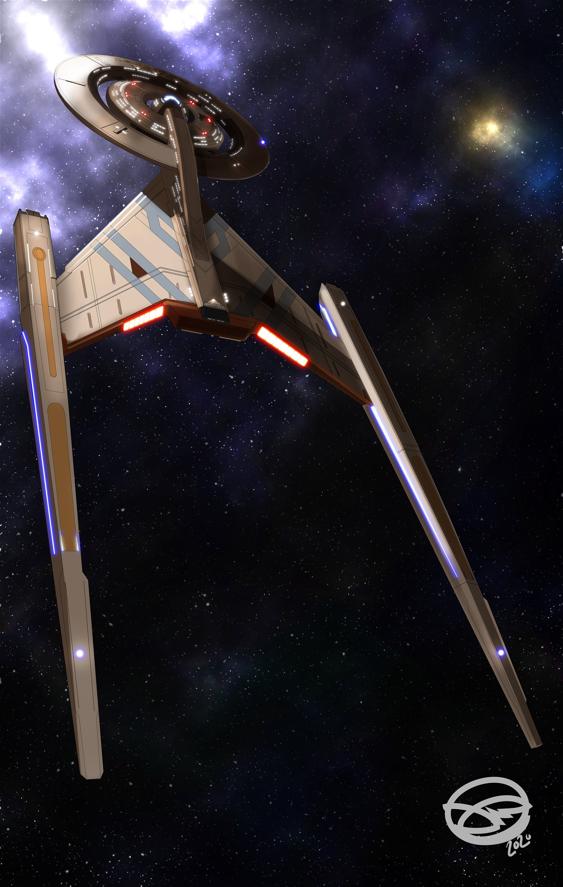 USS Discovery - NCC-1031 - Etsy