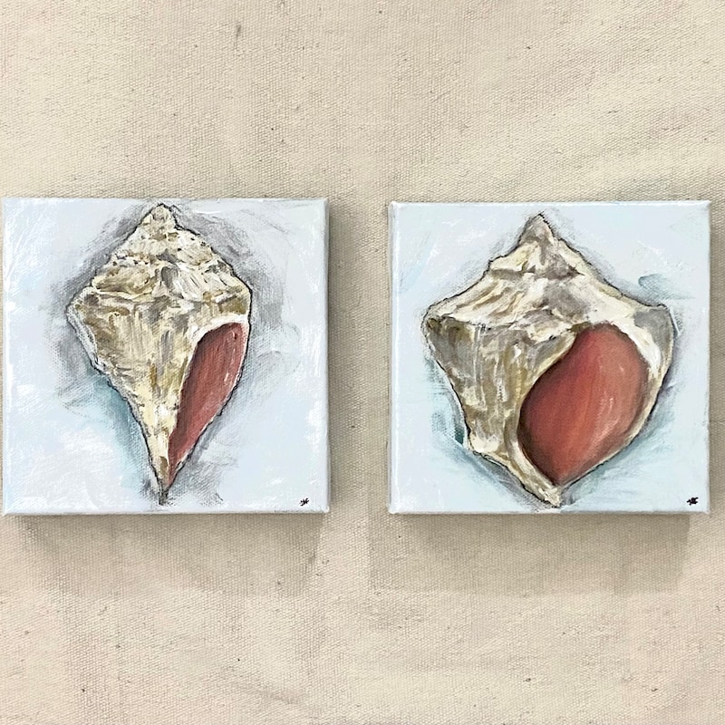 Shell Painting - Etsy