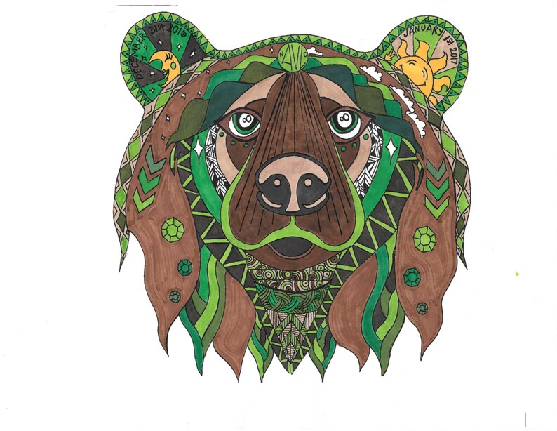 Griz Poster Art various Colors - Etsy