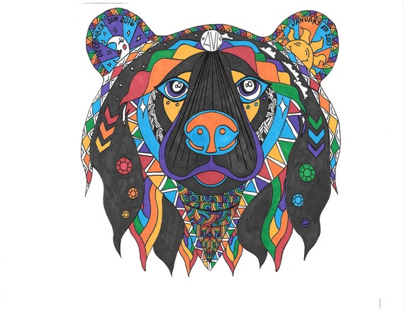 Griz Poster Art various Colors | Etsy