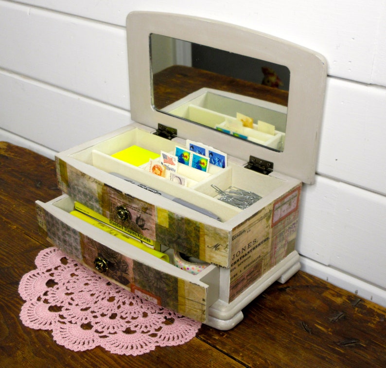 Desktop Organizer Desktop Assistant Art Supply Caddy Etsy