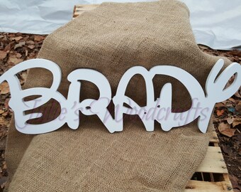 Wooden Name Sign Baby Name Plaque Personalized Wooden Names, Disney ...
