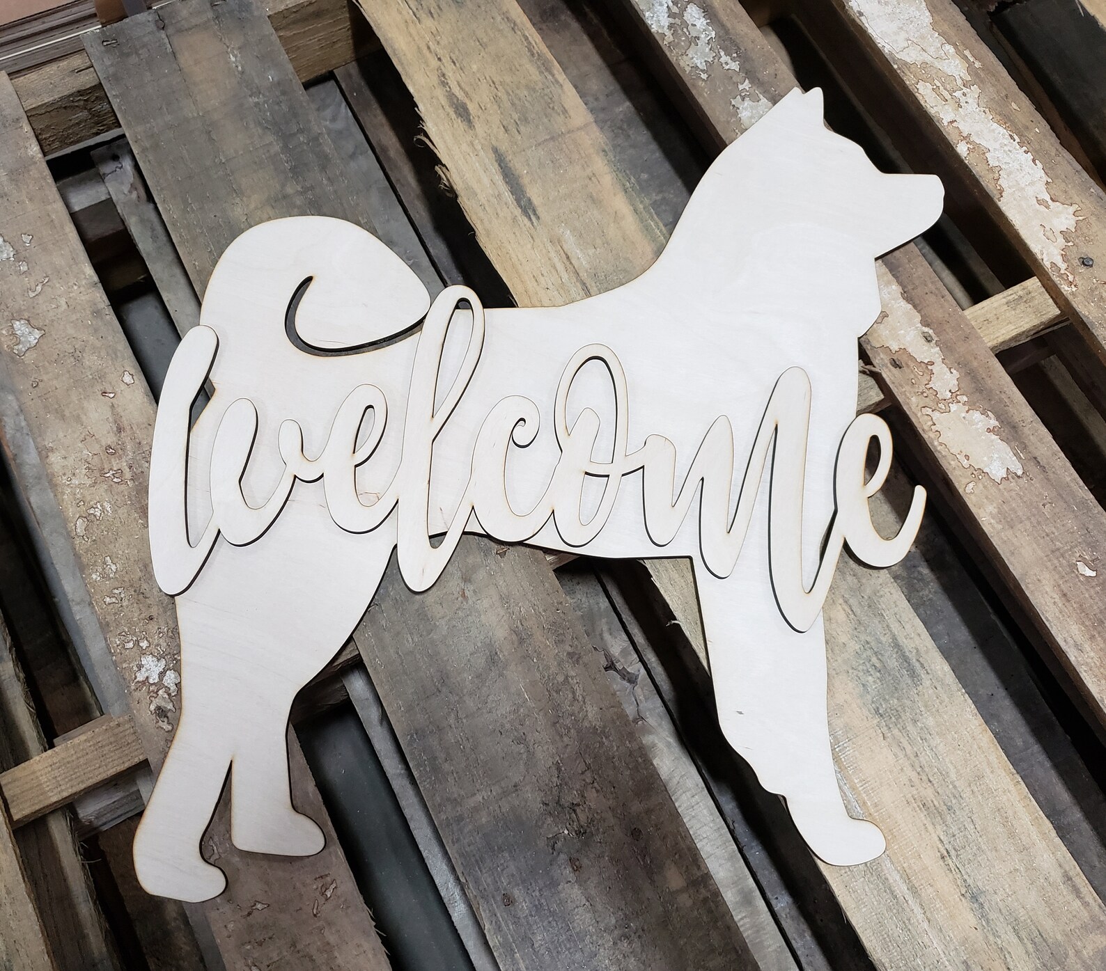 Dog Welcome Door Hanger Jack Russell Terrier Westie Yorkie Dachshund ...