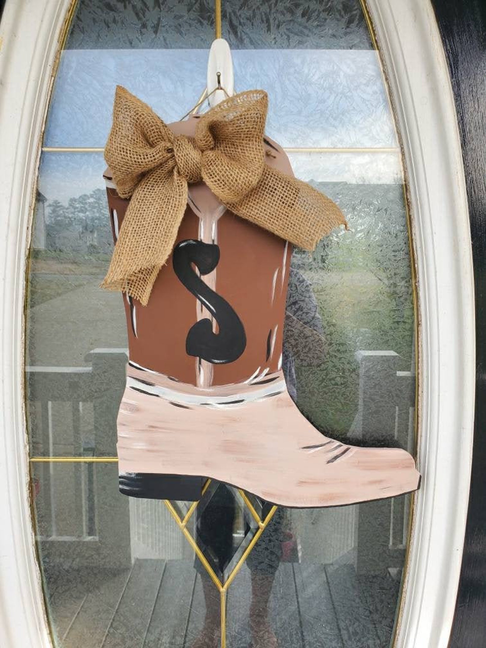 Wood Cowboy Boot Door Hanger Cut Out Blank DIY Boys Bedroom - Etsy