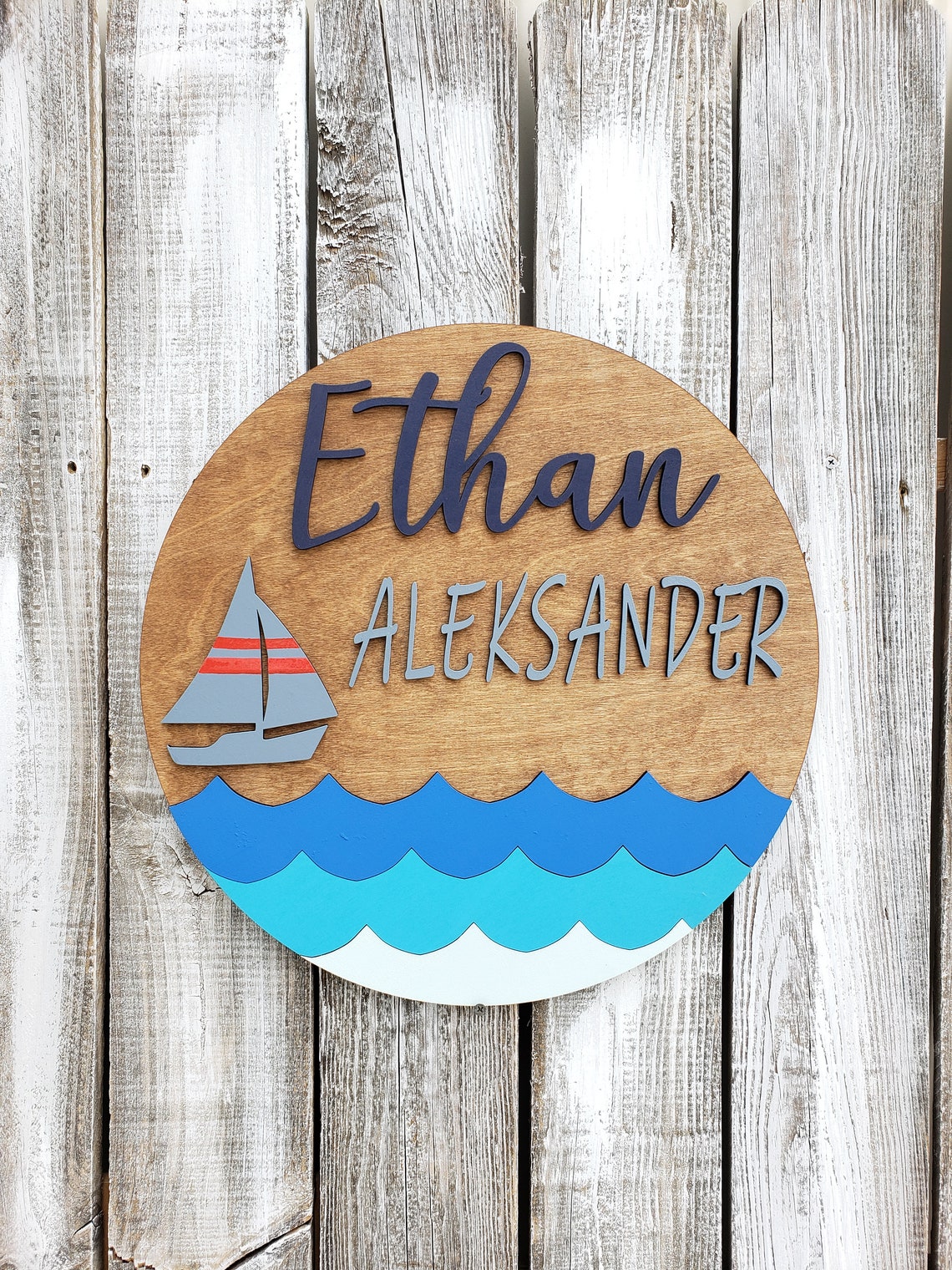 Round Wood Circle Blank Door Hanger | Etsy