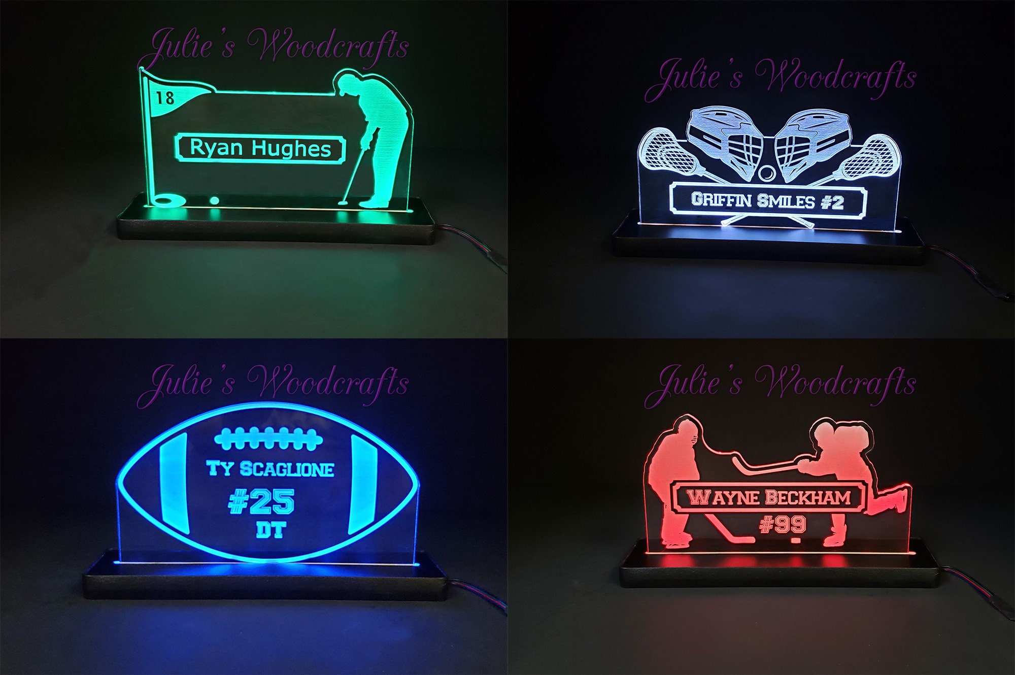 Custom Acrylic Man Cave Light up LED Sign Father's Day Dad - Etsy