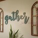 Large Wooden Gather Kitchen Dining Room Wall Sign Grateful - Etsy