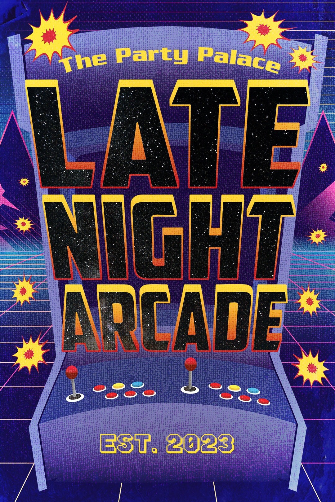 Personalized Vintage Arcade Poster Man Cave Gameroom Sign - Etsy