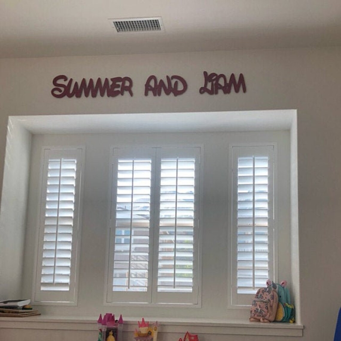 Wooden Custom Disney Name Word Sign - Etsy