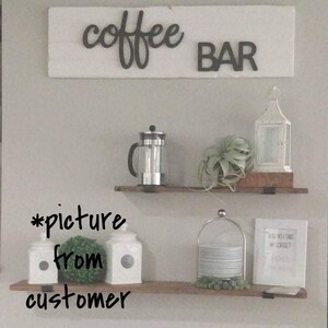 Coffee Bar Nook Wooden Sign Decor - Etsy