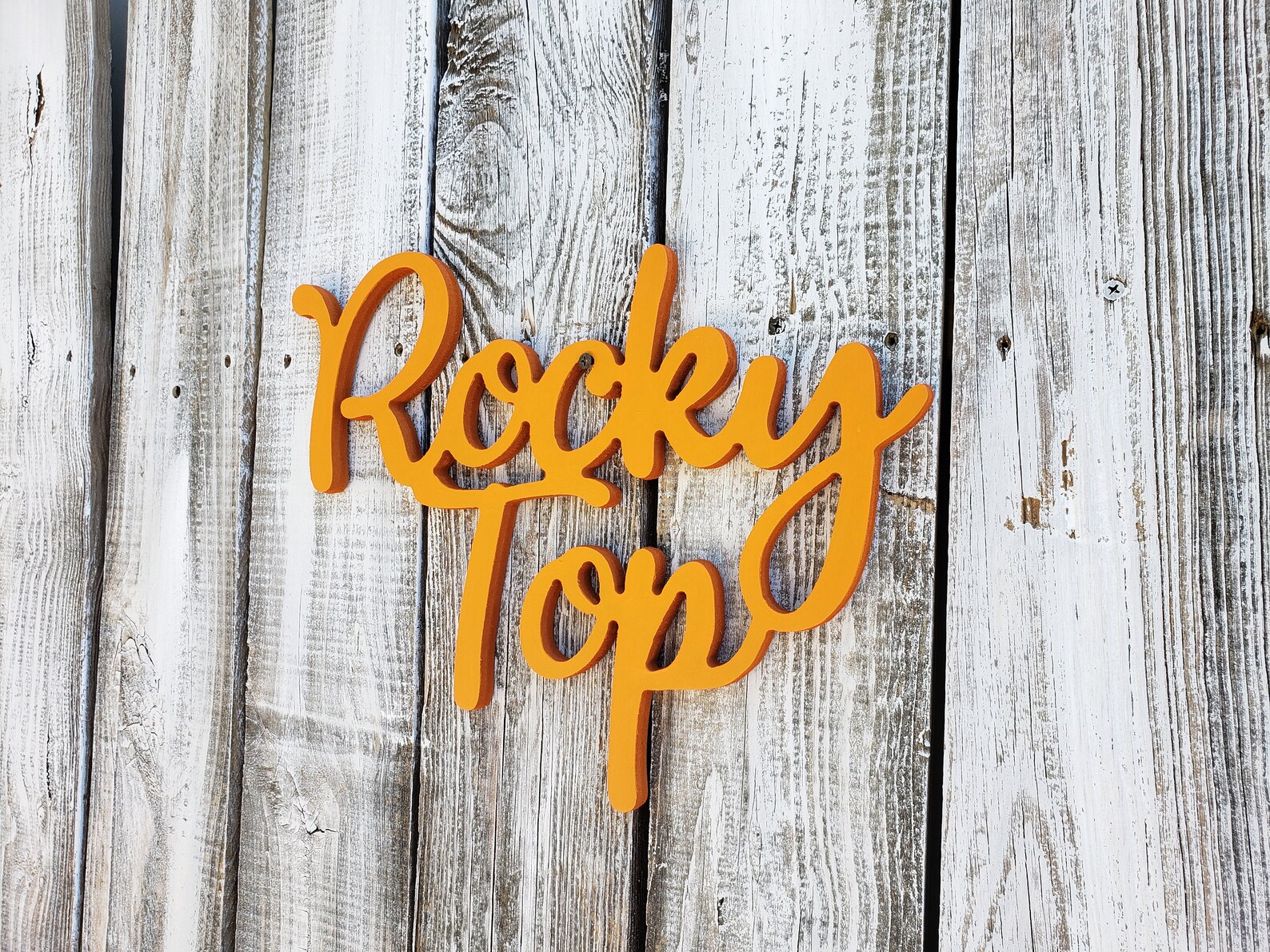 Rocky Top Wooden Sign University of Tennessee Wreath | Etsy