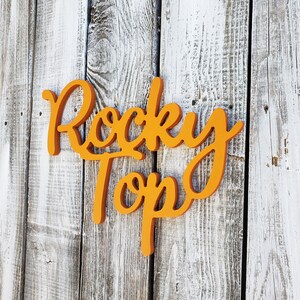 Rocky Top Wooden Sign University of Tennessee Wreath - Etsy