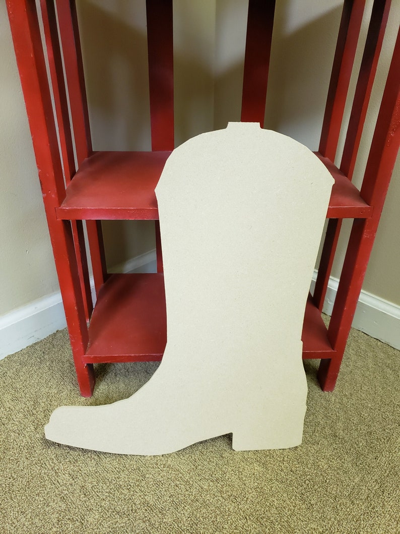 Wood Cowboy Boot Door Hanger Cut Out Blank DIY Boys Bedroom - Etsy