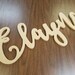 Custom Wooden Name Cursive Script Fun Font - Etsy