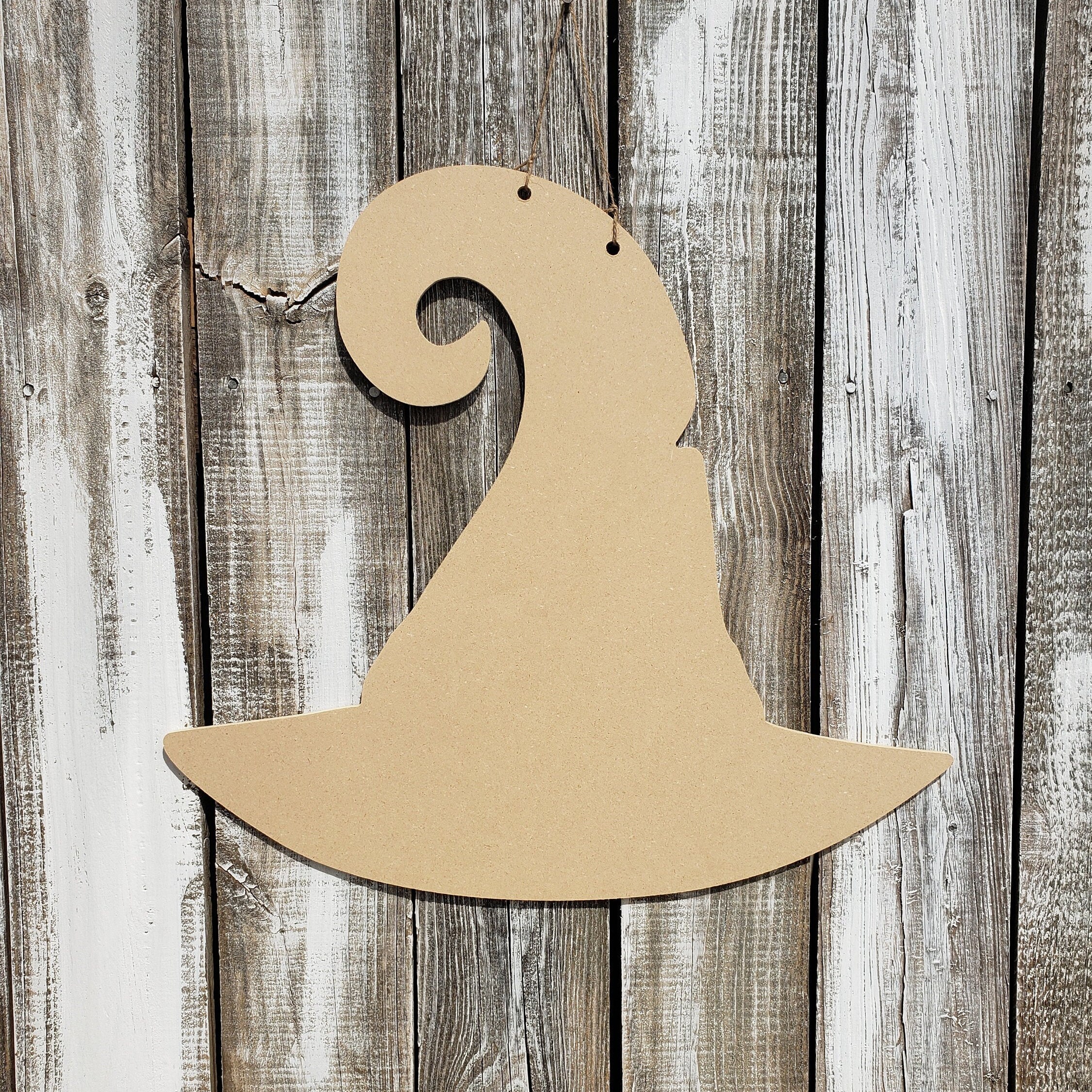 Witch Hat Hocus Pocus Trick or Treat Wood Halloween Fall Door - Etsy