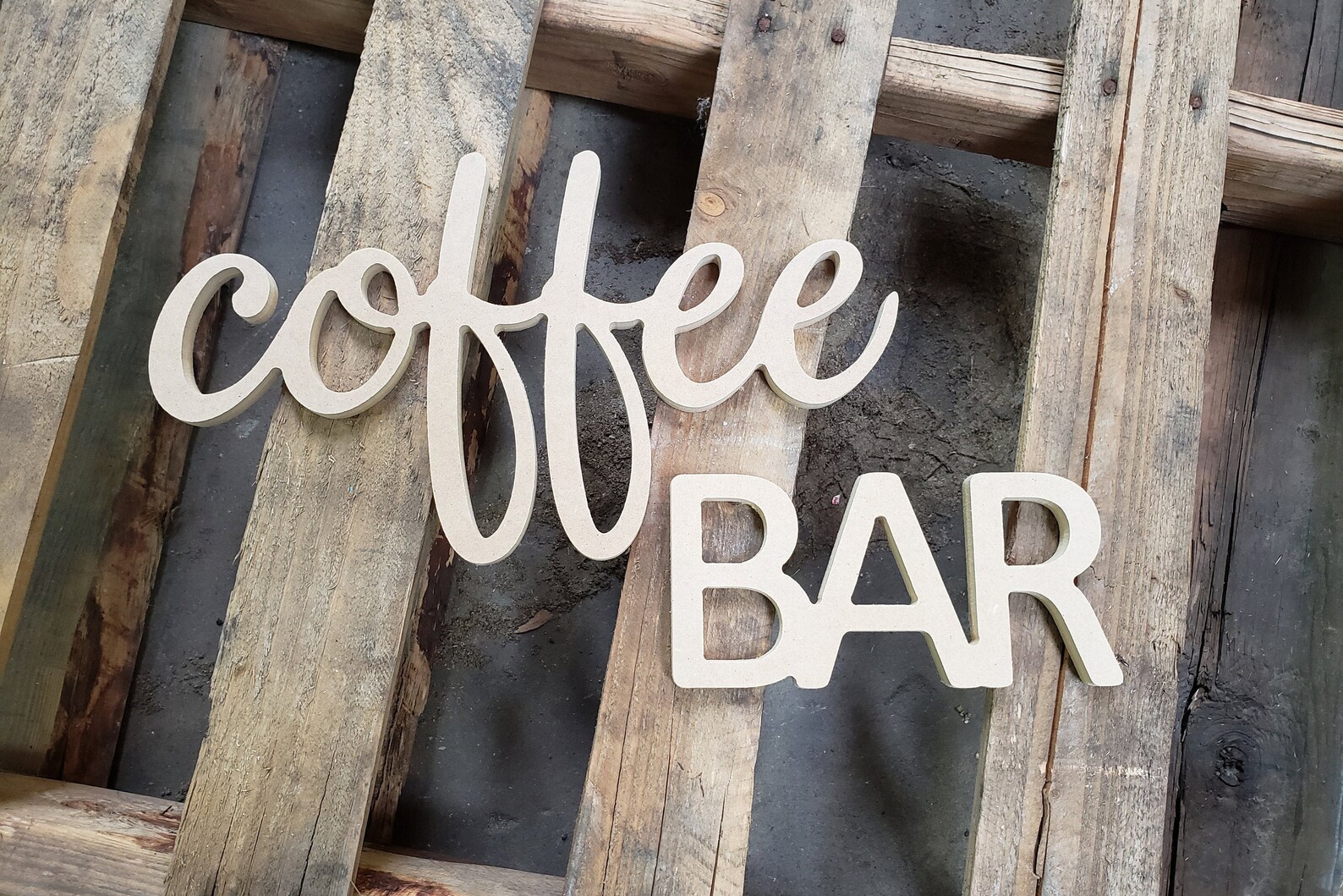 Coffee Bar Nook Wooden Sign Decor - Etsy