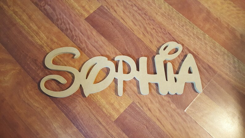Custom Name Sign Disney Font Kids | Etsy