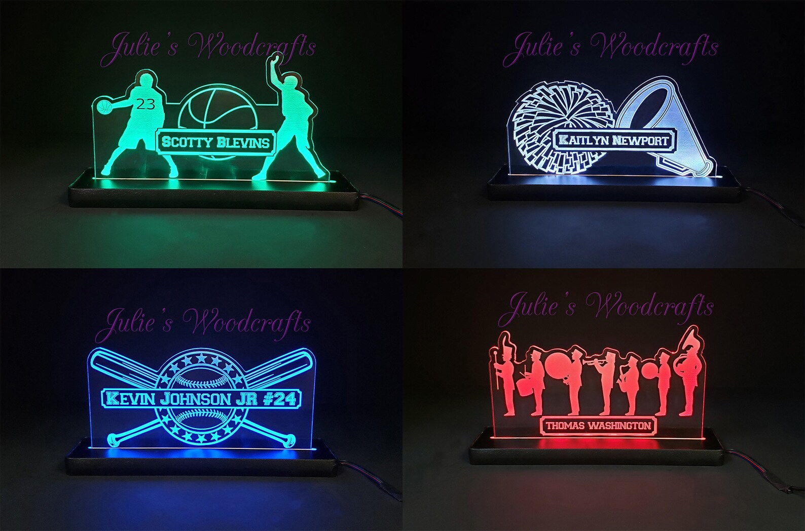 Custom Acrylic Man Cave Light up LED Sign Father's Day Dad - Etsy