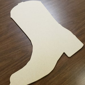 Wood Cowboy Boot Door Hanger Cut Out Blank DIY Boys Bedroom - Etsy