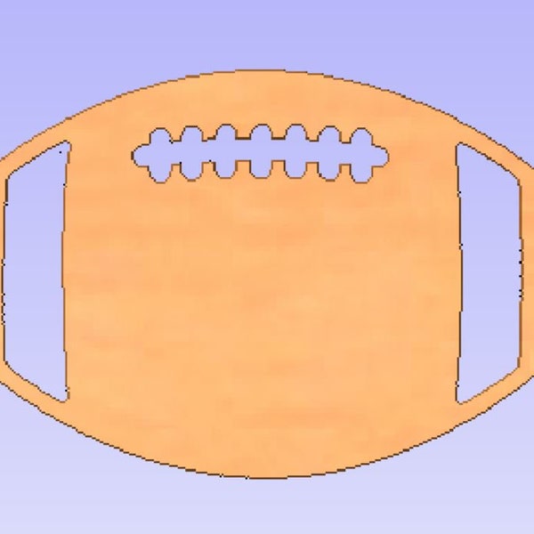 Wood Football - Etsy
