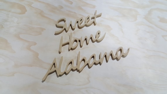 Sweet Home Alabama Wooden Wall Sign | Etsy