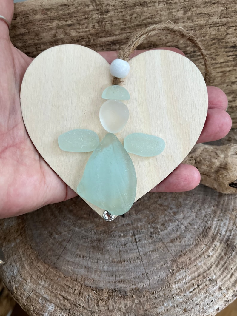 Large Scottish Sea Glass Guardian Angel - Etsy