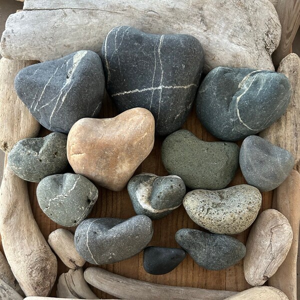 Heart Shaped Rocks - Etsy