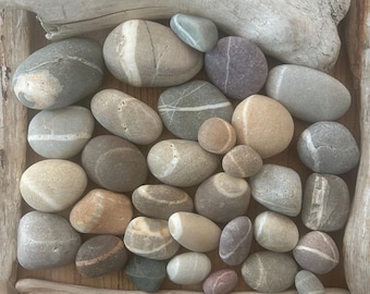 Natural Unpolished PNW Heart Shaped Sea Rocks Raw Small Beach Stones ...