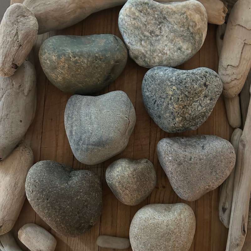 Heart Shaped Rocks - Etsy