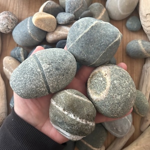 Bulk Genuine Wishing Stones Natural Striped Sea Wish Rocks - Etsy