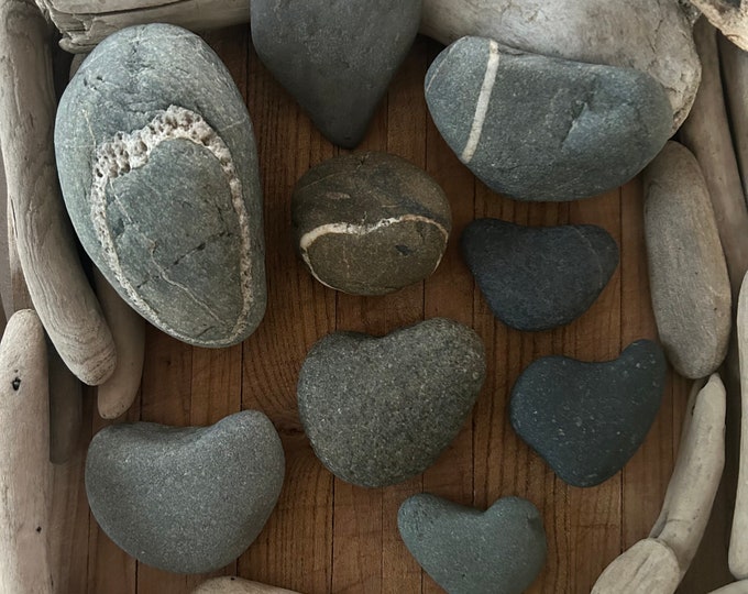 Genuine PNW Heart Rocks Beach Stones Wish Wishing - Etsy