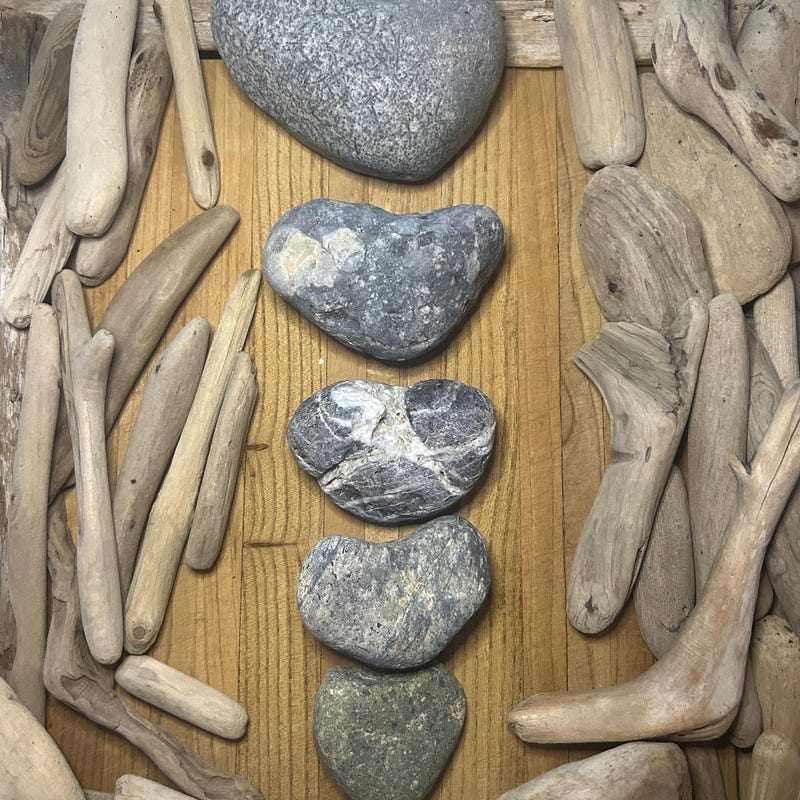 Heart Shaped Rocks - Etsy