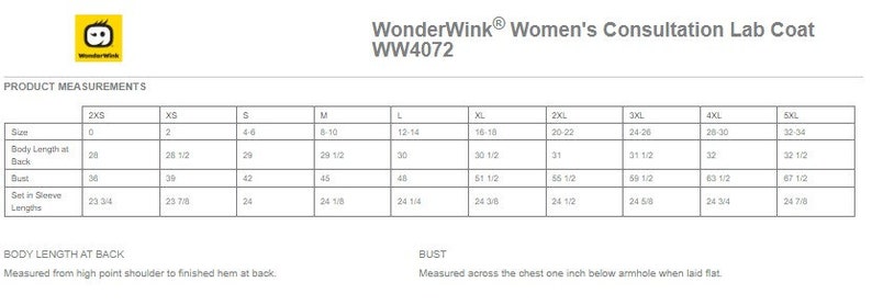 Custom Embroidered White Medical Lab Coat/women's Fit/wonder Wink Brand ...