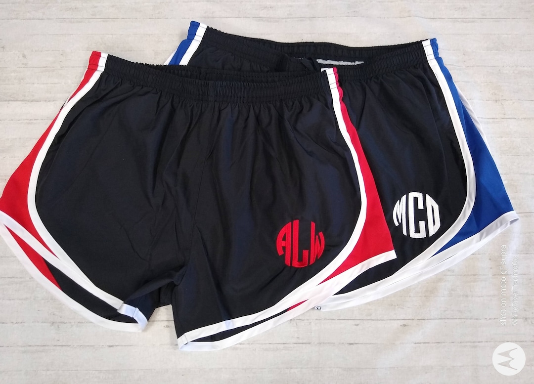 Custom Monogrammed Ladies Athletic Shorts/personalized/running Shorts ...