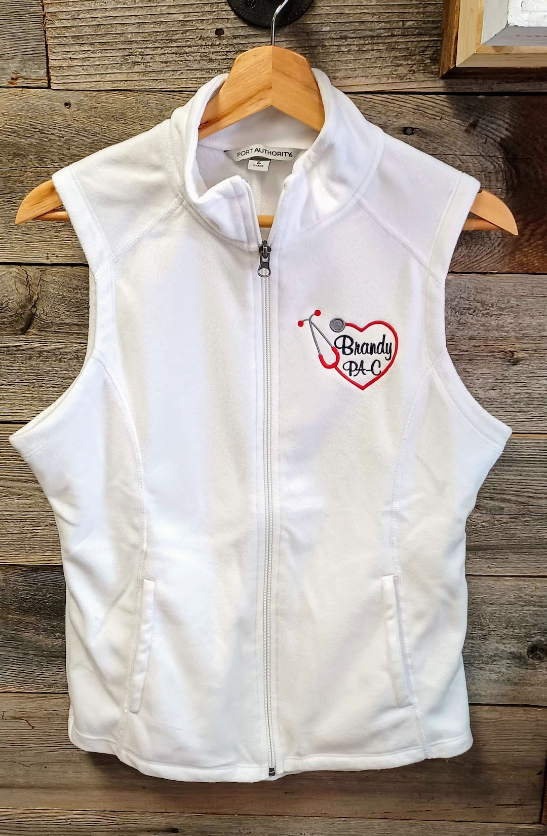 Microfleece LADIES Fit Vest/nurse, Medical Professional, Lightweight ...